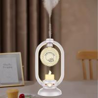 China Household Ultrasonic Humidifier Essential Oil Diffuser Motion Sensor Candle Lamp Design for sale