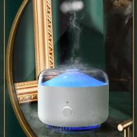 China USB Powered Aroma Ultrasonic Humidifier With Humidistat Control RGB LED Lighting for sale