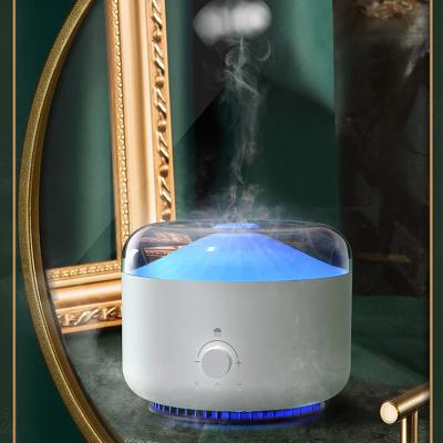China USB Powered Aroma Ultrasonic Humidifier With Humidistat Control RGB LED Lighting for sale