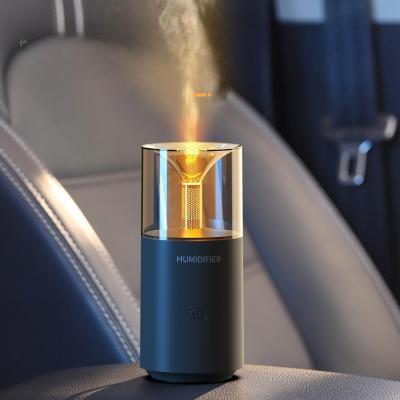China Plastic Luxury Ultrasonic Essential Oil Car Diffuser Candle Design Aromatherapy Humidifier for sale