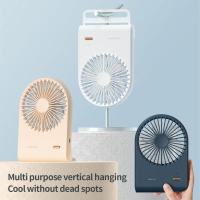 China Stylish Portable Foldable Small Quiet Desk Fan C Type Rechargeable Fan Custom Logo for sale