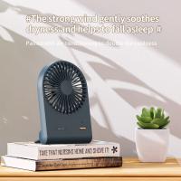 China Stylish Portable Foldable Small Quiet Desk Fan C Type Rechargeable Fan Custom Logo for sale