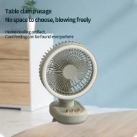 China Custom Design Usb Rechargeable Desk Fan Home Use Portable Table Fan Rechargeable for sale