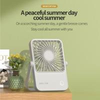 China Portable Mini Foldable Desk Fan Three Speed Wind And Lightweight Design OEM Logo for sale