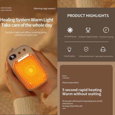 China Portable Electric Rechargeable Hand Warmer Long Lasting Battery Powered Explosion Proof for sale