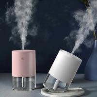 China Plastic Car Air Freshener Humidifier Ultrasonic Angle Adjustment Oblique Spray Humidifier for sale