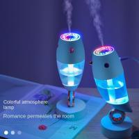 China Ultrasonic Cool Mist LED Lamp Air Ultrasonic Humidifier Quiet Operation With USB Charging for sale