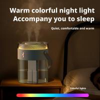 China 2.6L Capacity Plastic Ultrasonic Air Humidifier Household Use With Color Changing Lights for sale