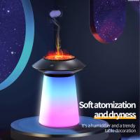 China 760ml Jellyfish Spray Volcano Aromatherapy Humidifier Home Use With Colorful Lights for sale