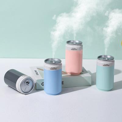 China LED Light Car Ultrasonic Humidifier 200ml Plastic USB Car Air Humidifier OEM Color for sale