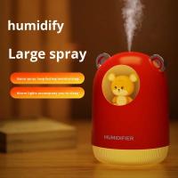 China OEM Portable Ultrasonic Air Humidifier 300ml Capacity USB Powered With RGB Night Light for sale
