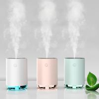 China Plastic Material Ultrasonic Air Humidifier With Humidistat Control Romantic Ambient Light for sale