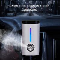 China Car Air Freshener Diffuser Humidifier With Color Changing LED Light USB Powered And Low Noise for sale