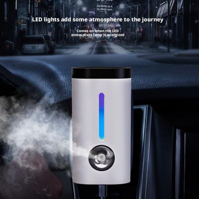 China Car Air Freshener Diffuser Humidifier With Color Changing LED Light USB Powered And Low Noise for sale
