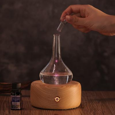China Customized Size Real Wood Essential Oil Diffuser Waterless High End For Hotels for sale
