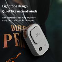 China Customized 2 In 1 Waist and Neck Hanging Portable Fan With Long Range Cooling for sale