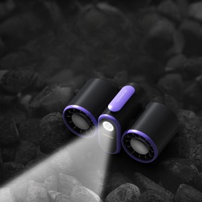 China 3 In 1 Dual Head Portable Air Cooling Fan With 8000mAh Battery Outdoor Use for sale