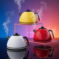 China 500ml Teapot Humidifier Air Purifier & Aroma Diffuser with 7-Color LED Simulated Boiling for Household for sale