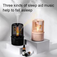 China Mini Hotel Use Ultrasonic Humidifier & Aroma Diffuser LED Music >200ml Capacity USB/Type-C Powered Portable Fragrance Machine for sale