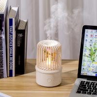 China Mini Hotel Use Ultrasonic Humidifier & Aroma Diffuser LED Music >200ml Capacity USB/Type-C Powered Portable Fragrance Machine for sale