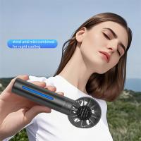 China G106 High Speed Mist Handheld Fan Manufacturer 1200mAh Portable Water Spray Fan for sale