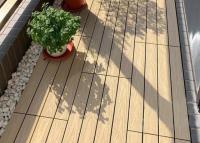 China Stylish And Durable Wood Plastic Composite Decking Tile With Solid Structure for sale