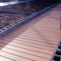 China Commercial WPC Floor Decking Lightweight WPC Decking Board Suppliers for sale