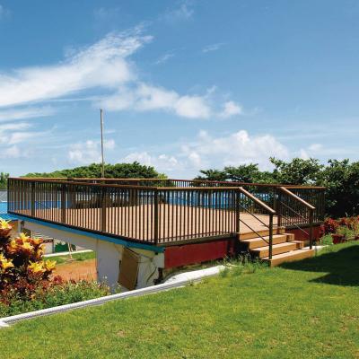 China Anti Slip WPC Floor Panel Rotproof Patios Wood Plastic Composite Deck for sale