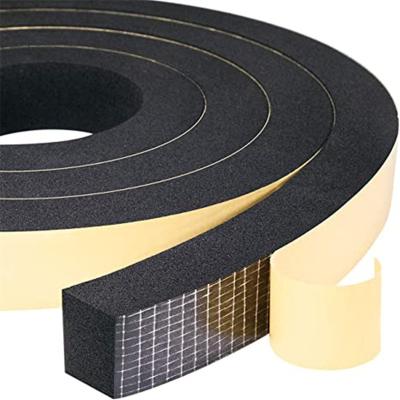 China 1In*1/2In*20Ft High Density Foam Weather Stripping EVA Door Seal Strip 1mm 1.5mm 2mm for sale