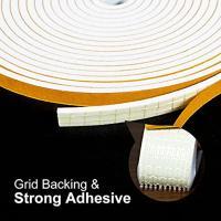 China 1 In X 1/2 In X 18Ft Ethylene Vinyl Acetate Foam Weather Stripping Tape For Windows for sale