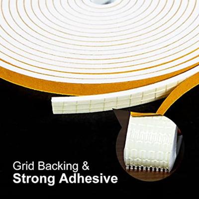 China 1 In X 1/2 In X 18Ft Ethylene Vinyl Acetate Foam Weather Stripping Tape For Windows for sale