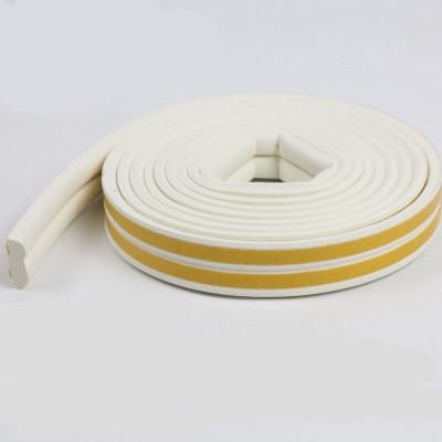 China D Shaped Epdm Foam Self Adhesive Rubber Weather Stripping Anti Mosquito for sale