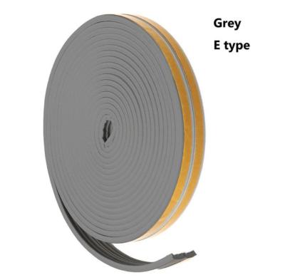 China 9*4mm Windproof Sound Proof Self Adhesive Weather Stripping Strip Strong Tackiness for sale