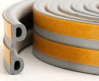 China 9.55mm EPDM Foam Under Self Adhesive Door Seal Anti Collision for sale
