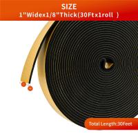 China Weather Stripping Door Seal Strip Strong Adhesive Soundproof Weatherproof Foam Tape Insulation For Sliding Door for sale