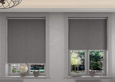 China Remote Control Electric Rolling Curtain Intelligent Windproof For Office Living Room for sale