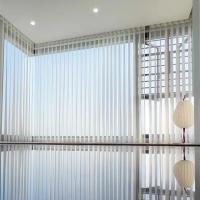 China 89mm Fabric Blackout Curtain Blinds Polyester Material For Hotel Hospital for sale