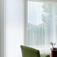China 89mm Fabric Blackout Curtain Blinds Polyester Material For Hotel Hospital for sale