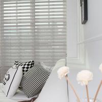 China Roller Zebra Blind Curtain White Gray Colored For Living Room for sale