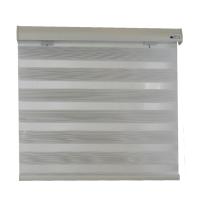 China Double Pane Sheer Zebra Vision Blinds Polyester Metallic Material For Office for sale