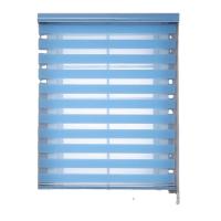 China Waterproof Roller Zebra Blinds , Horizontal Roller Shades For Living Room for sale