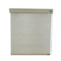 China Zebra Pattern Blackout Double Roller Blinds Waterproof For Office for sale