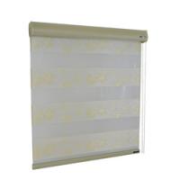 China Zebra Pattern Blackout Double Roller Blinds Waterproof For Office for sale