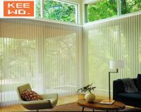 China Manual Exterior PVC Vertical Blinds For Doors Breathable Modern Style for sale
