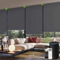 China automatic Motorized Curtain Blinds , blackout sunshade roller shades for sale