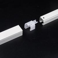 China Metal Extendable Curtain Track , Telescopic S Fold Heavy Duty Curtain Rails for sale