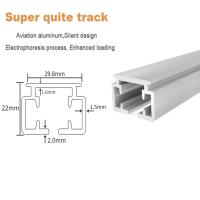 China Flexible aluminum wave curtain track suitable for wholesale hospital project projects for sale