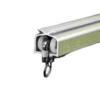 China Wholesale Affordable Aluminium Alloy Extrusion Ceiling Mount Hospital Household S Fold Curtain Track Rail for sale