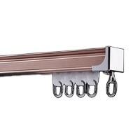 China Wholesale Affordable Aluminium Alloy Extrusion Ceiling Mount Hospital Household S Fold Curtain Track Rail for sale