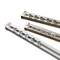 China Custom Hotel Curtain Rod Track Aluminum Alloy Material For Decorative for sale